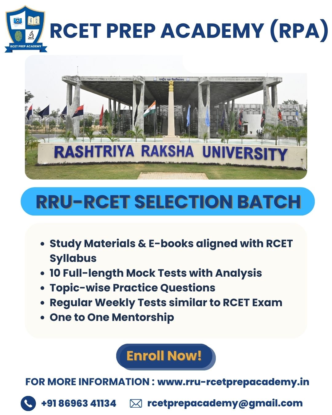 RRU RCET 2026 Exam Date?