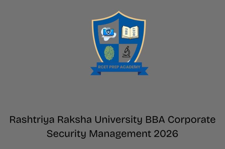 RRU RCET 2026 Exam Date?